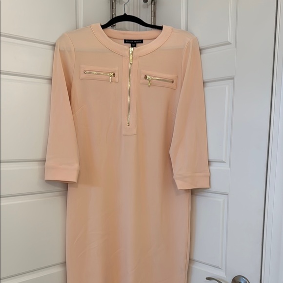 Boston Proper | Dresses | Nwot Boston Proper Light Pink Sheath Dress ...